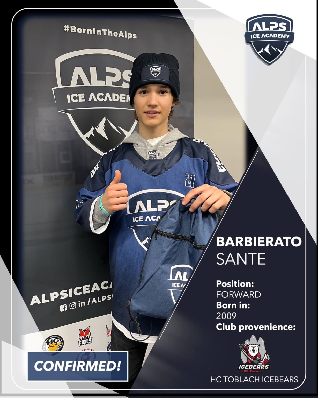 Der Kader ist fast komplettiert! 🏒 Alps Ice Academy